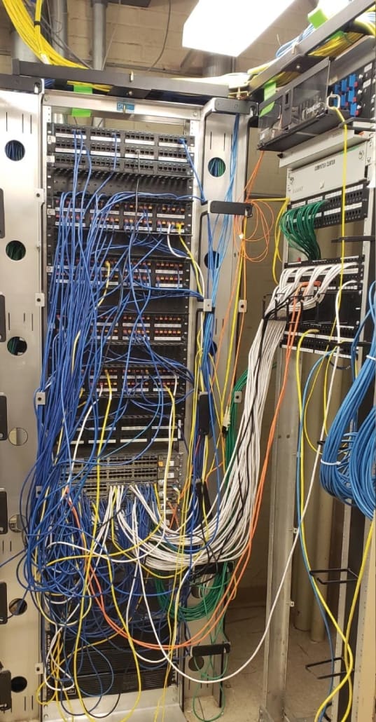 Cabling Before and After Photos - The Navicon Group | Transforming ...